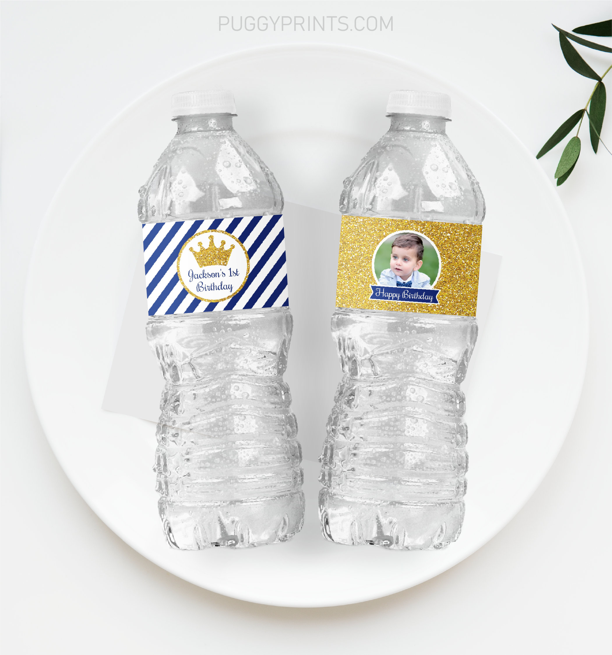 Prince Birthday Water Bottle Labels Editable Template Online | Etsy