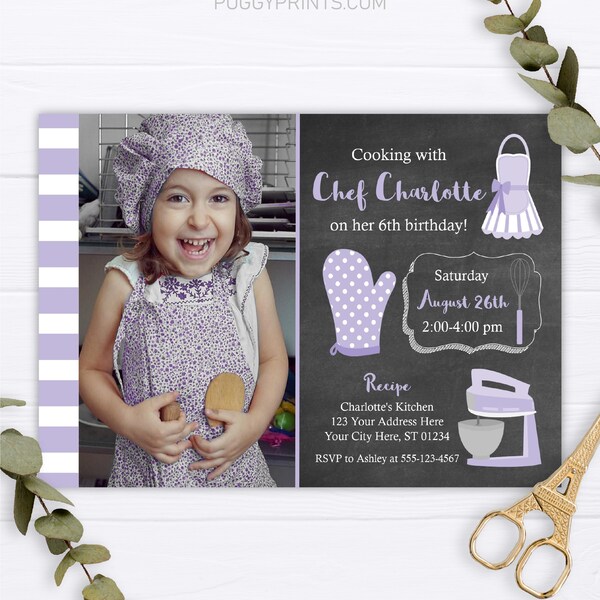 Cooking Invitation - Etsy