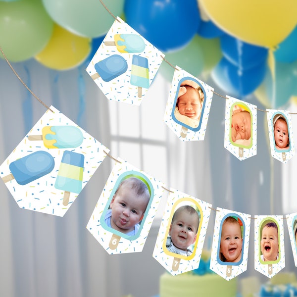 Monthly Photo Banner - Etsy