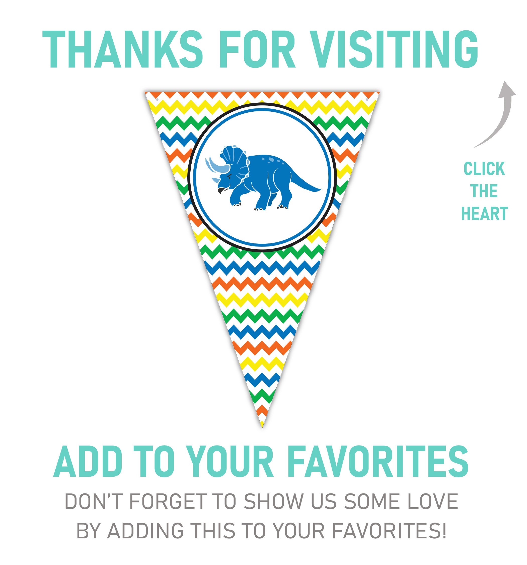 Dinosaur Happy Birthday Banner Printable Dinosaur Party | Etsy