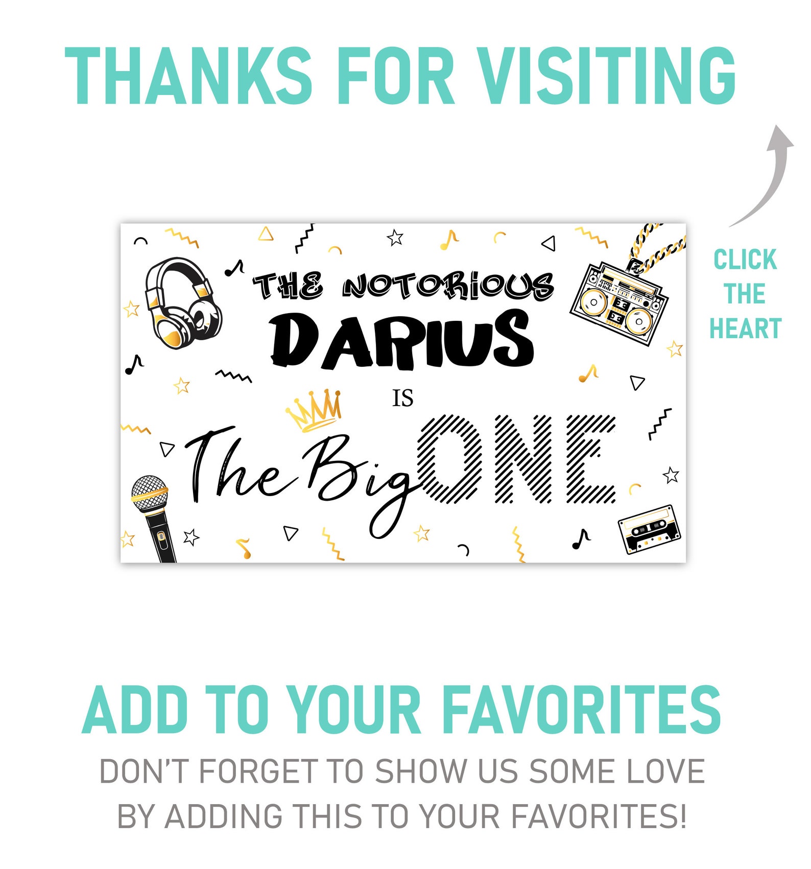 Notorious One Birthday Banner Editable the Big One Happy - Etsy