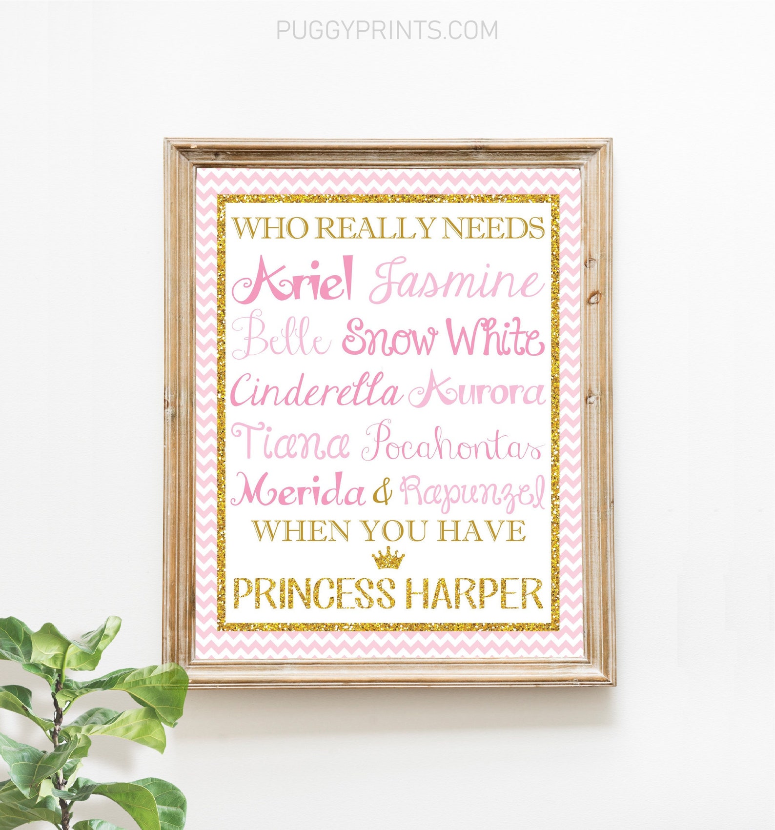 Princess Party Sign Editable Princess Birthday Sign Template - Etsy