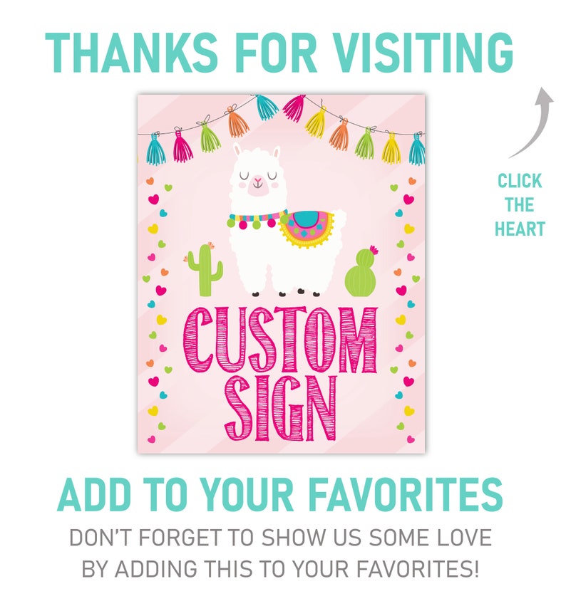 Llama Birthday Party Sign Editable Llama Party Sign | Etsy