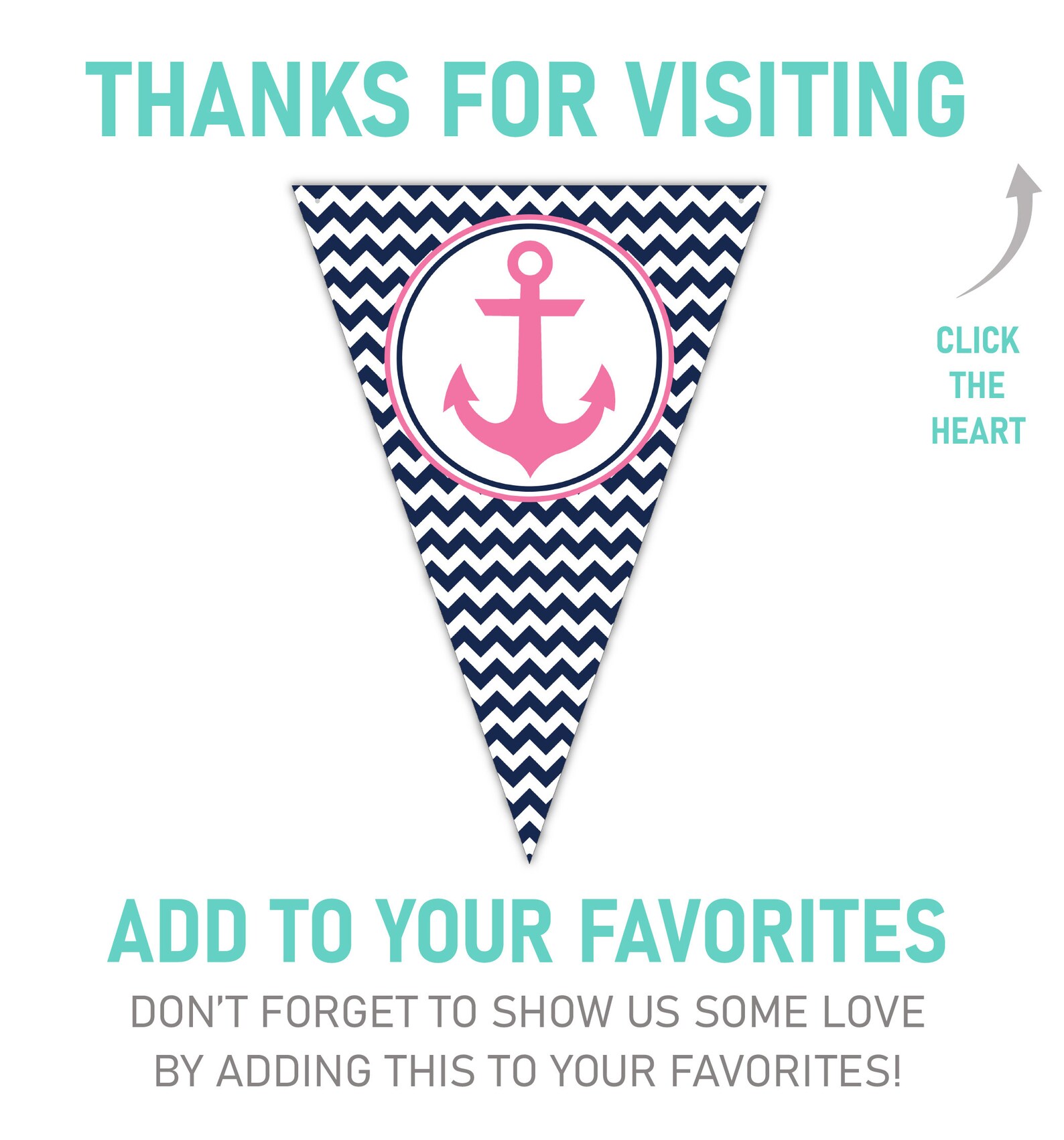 Nautical Happy Birthday Banner Printable Nautical Banner - Etsy