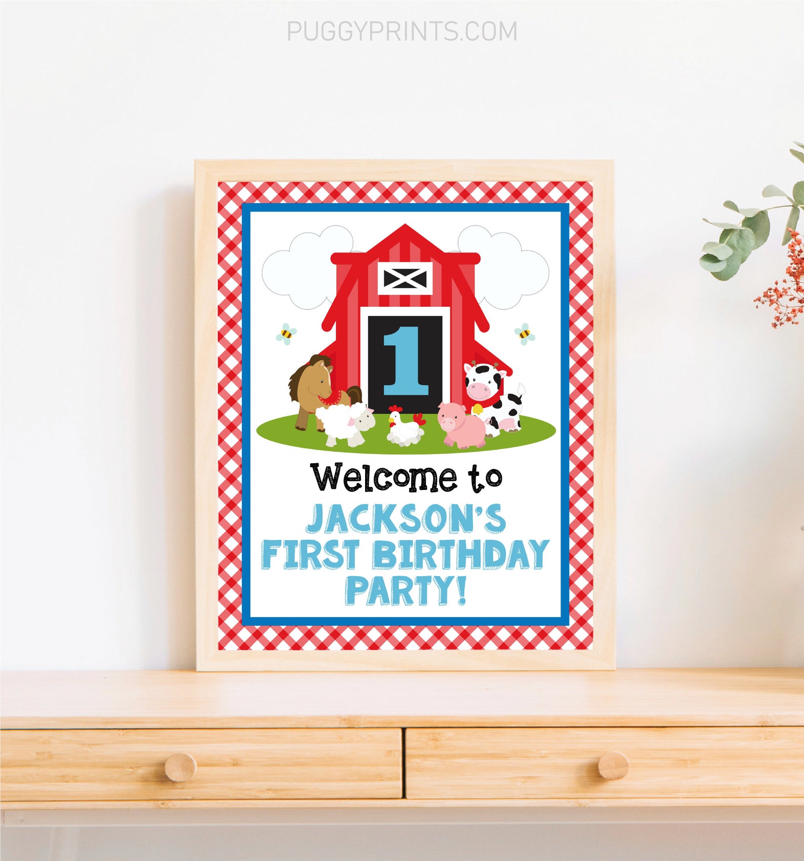 Farm Birthday Welcome Sign Editable Farm Welcome Sign - Etsy