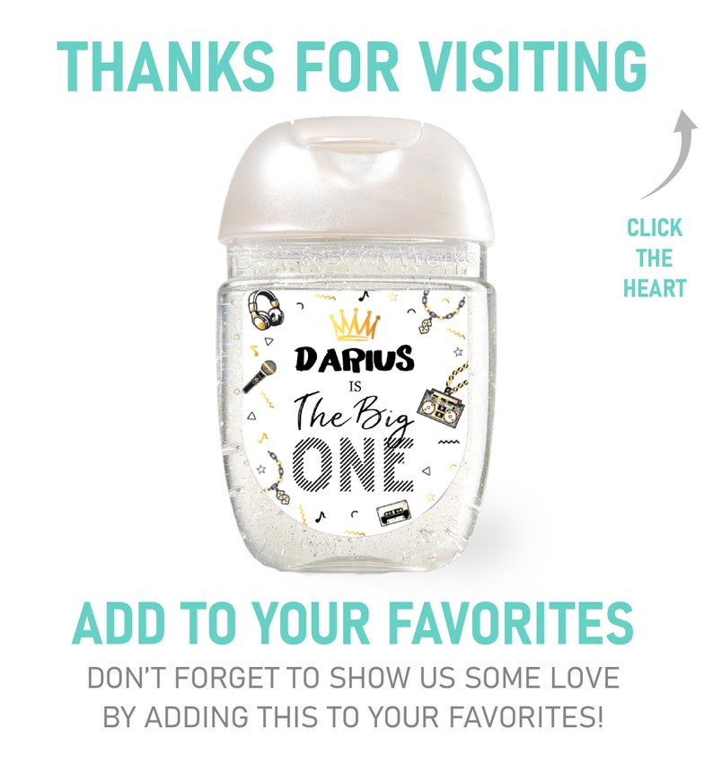 Editable Notorious One Sanitizer Labels Printable the Big One - Etsy