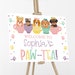 Dog Tea Party Welcome Poster, Editable Tea Party Birthday Welcome Sign ...
