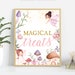 Fairy Magical Treats Sign Printable Fairy Party Sign - Etsy