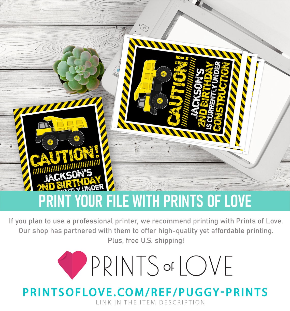 Construction Party Sign Editable Construction Birthday Sign | Etsy