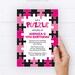 Puzzle Birthday Invitation, Editable Puzzle Invitation, Puzzle Party ...