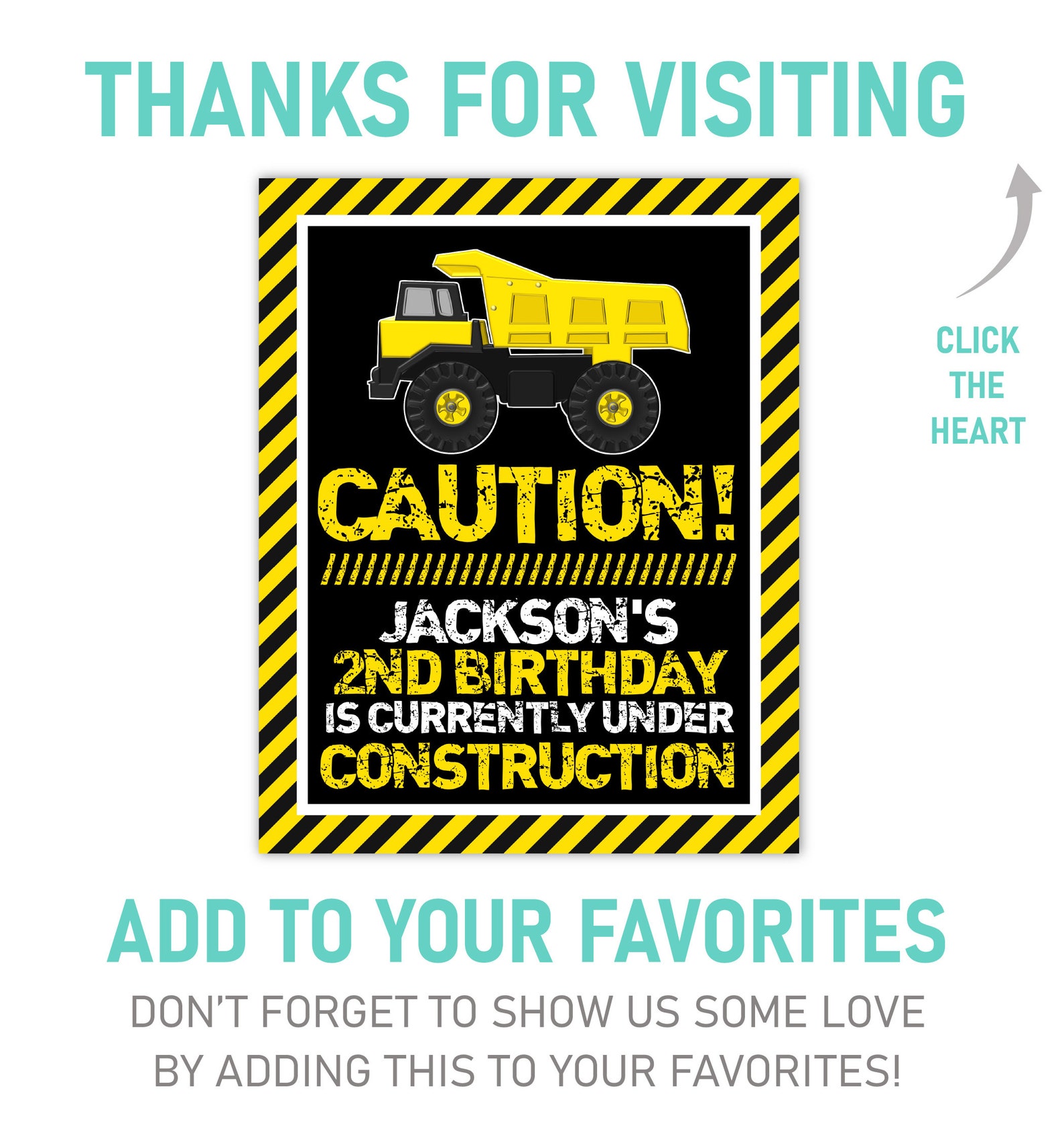 Construction Party Sign Editable Construction Birthday Sign | Etsy