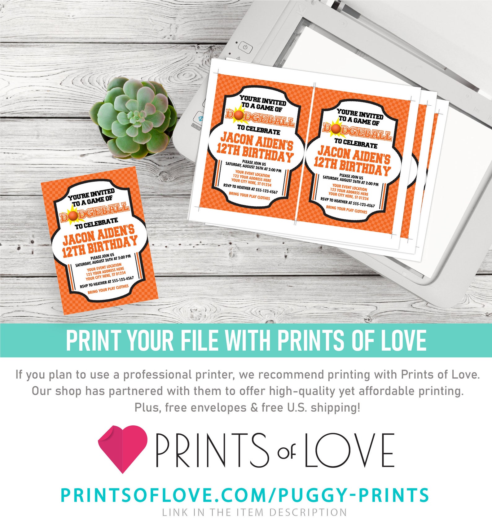 Dodgeball Birthday Invitation Editable Dodgeball Invitation - Etsy