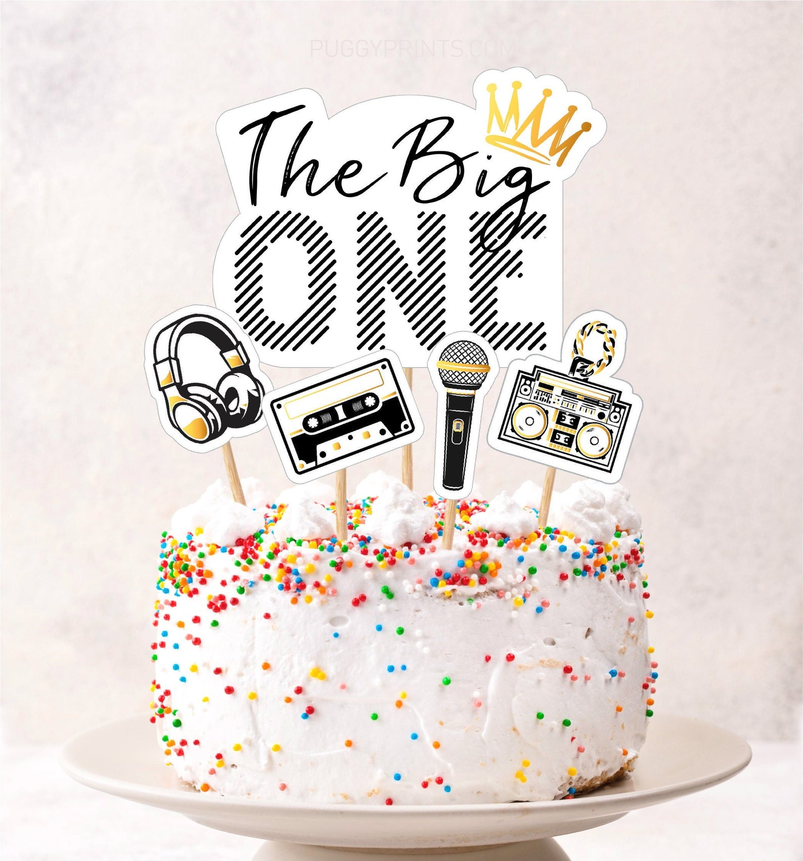 Notorious One Birthday Cake Topper Printable the Big One - Etsy