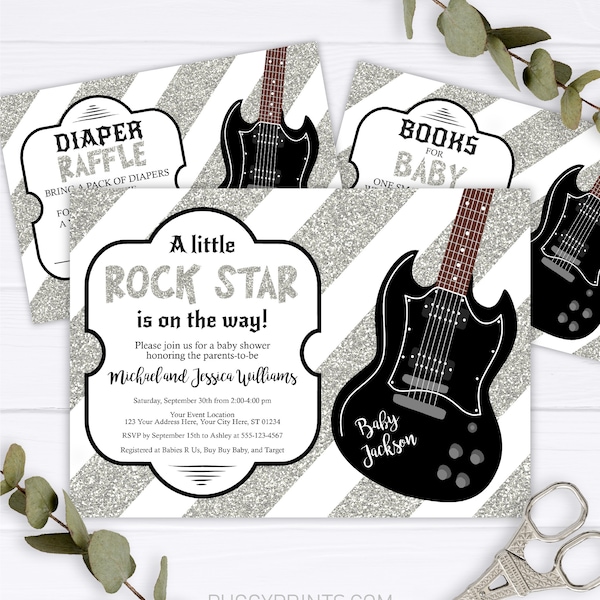 Rock Baby Shower - Etsy