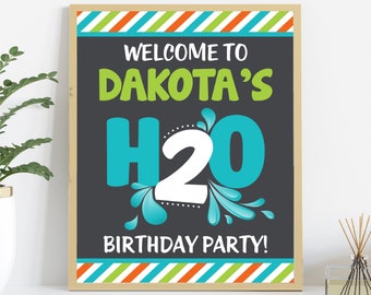 H20 Birthday Party - Etsy