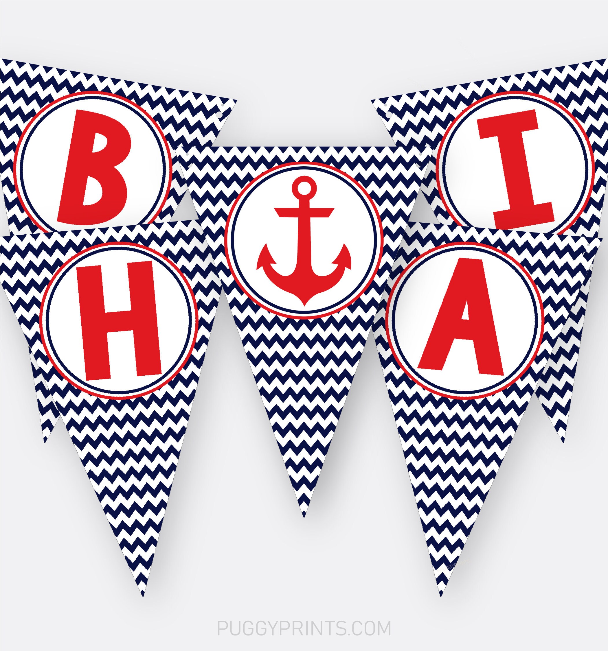 Nautical Birthday Banner