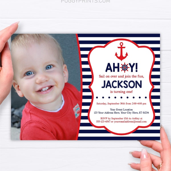 Nautical Invitation - Etsy