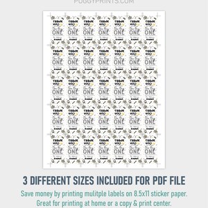 Editable Notorious One Sanitizer Labels Printable the Big One - Etsy