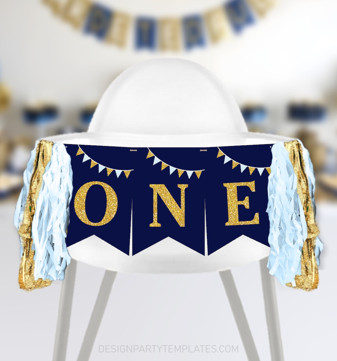 Mr. Onederful High Chair Banner, Printable Mr. ONE Derful High Chair ...