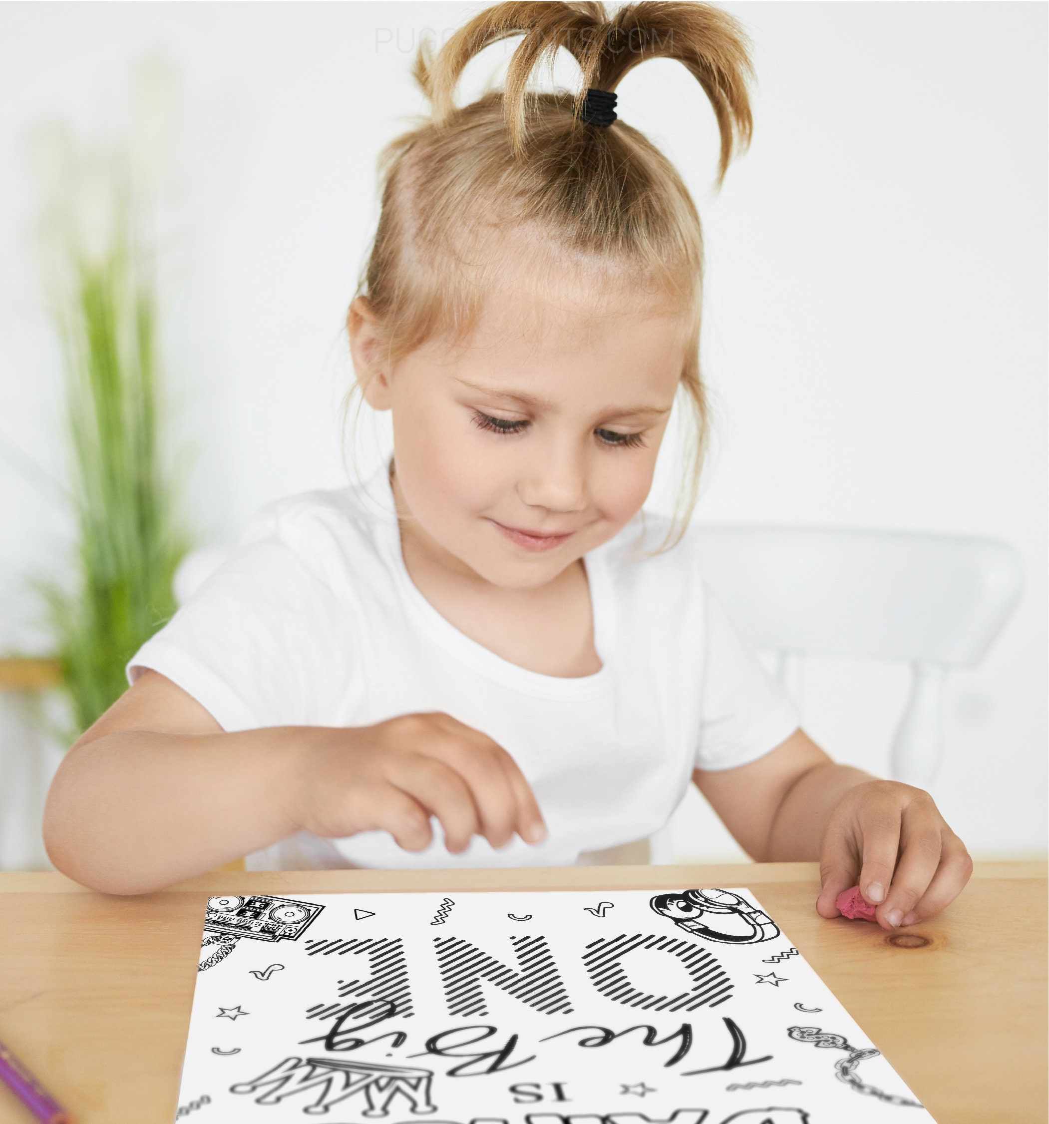 Notorious One Birthday Coloring Page Editable the Big One - Etsy UK