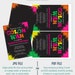 Color War Birthday Invitation, Editable Color War Invitation Template ...