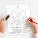 Farm Birthday Coloring Page: Editable Barnyard Party Template (digital ...