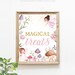 Fairy Magical Treats Sign Printable Fairy Party Sign - Etsy