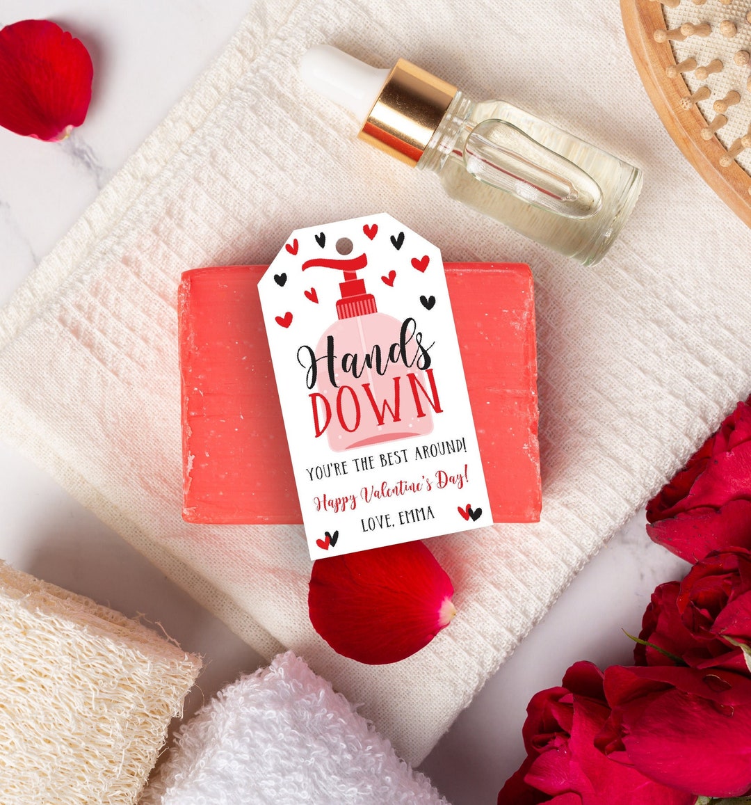 Valentine's Day Gift Tag, Editable Teacher Valentines Gift Tag Template ...