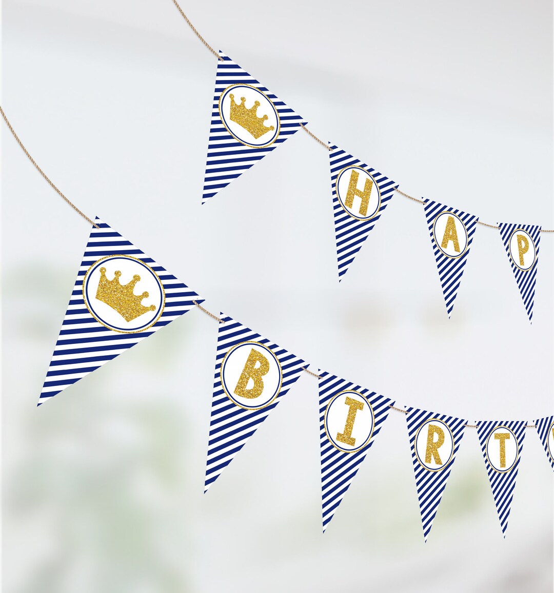 Prince Happy Birthday Banner, Printable Prince Banner, Prince Birthday ...