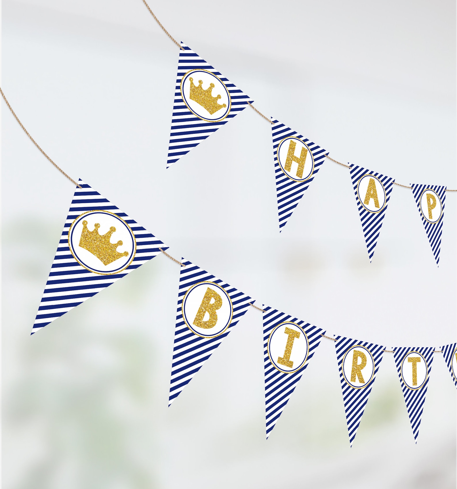 Prince Happy Birthday Banner Printable Prince Banner Prince | Etsy