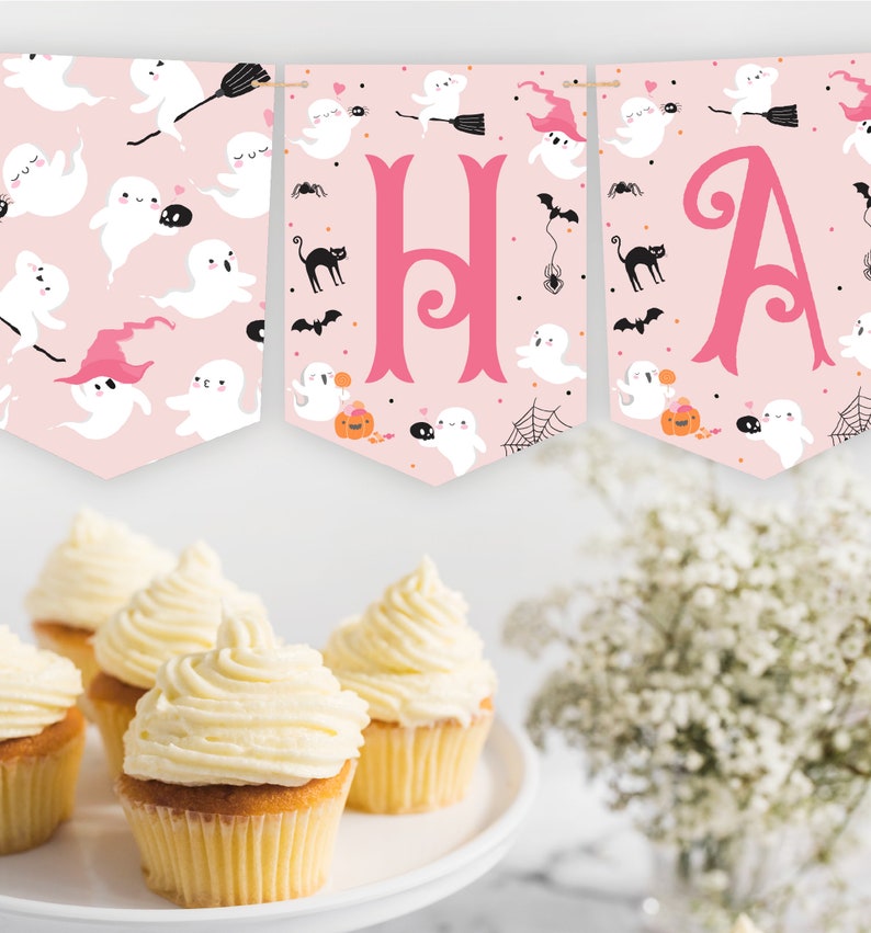 Halloween Happy Birthday Banner Printable Halloween Banner - Etsy