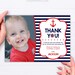 Nautical Birthday Thank You Card Editable Nautical Thank You - Etsy