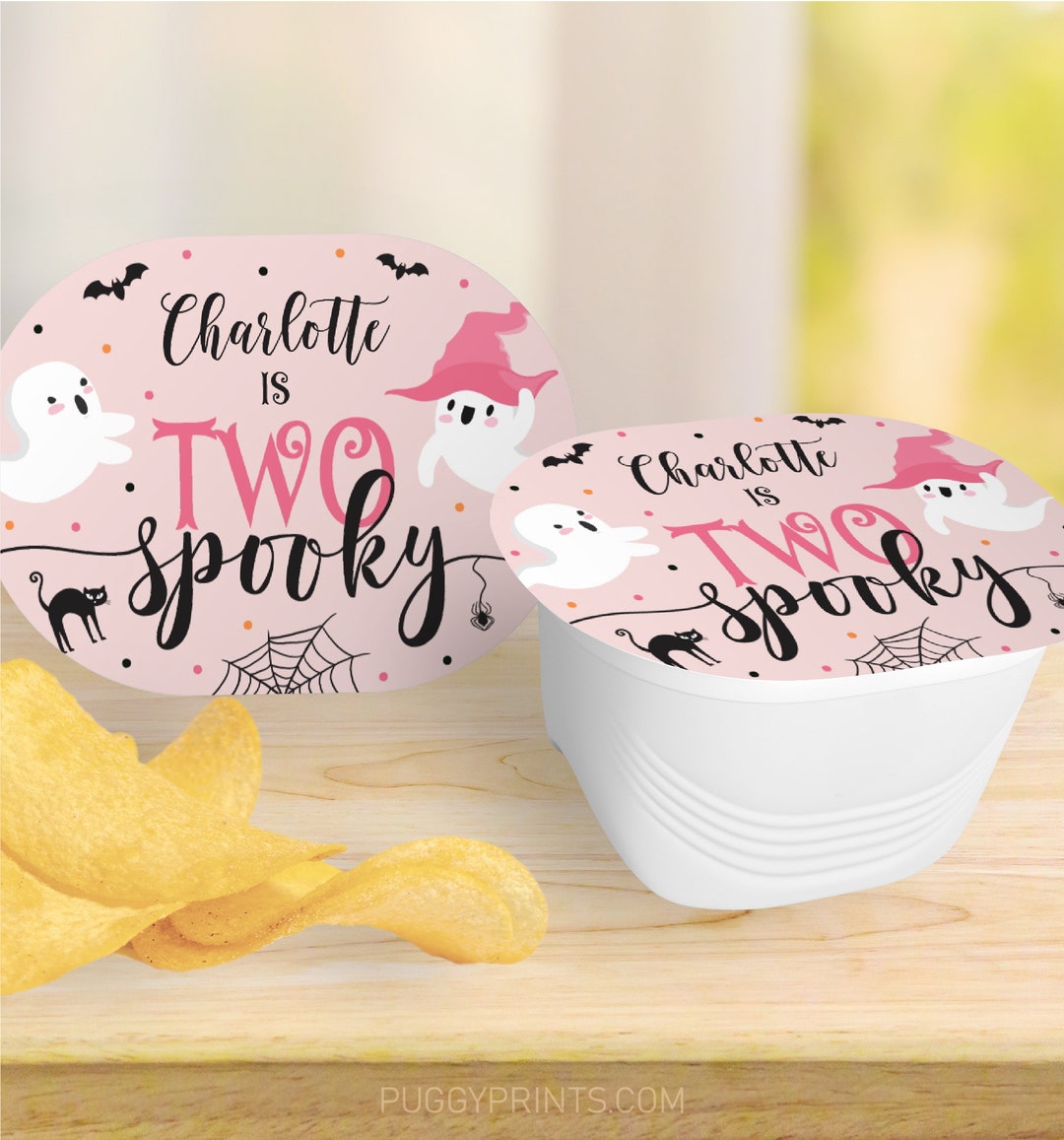 Editable Halloween Snack Stack Chip Topper Printable Two - Etsy