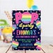 Pop It Birthday Invitation, Editable Pop It Invitation Template ...