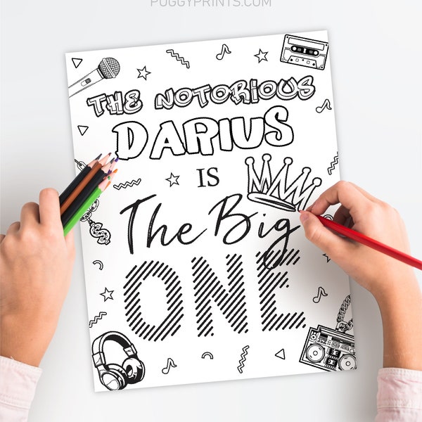 Notorious One Birthday Decor - Etsy