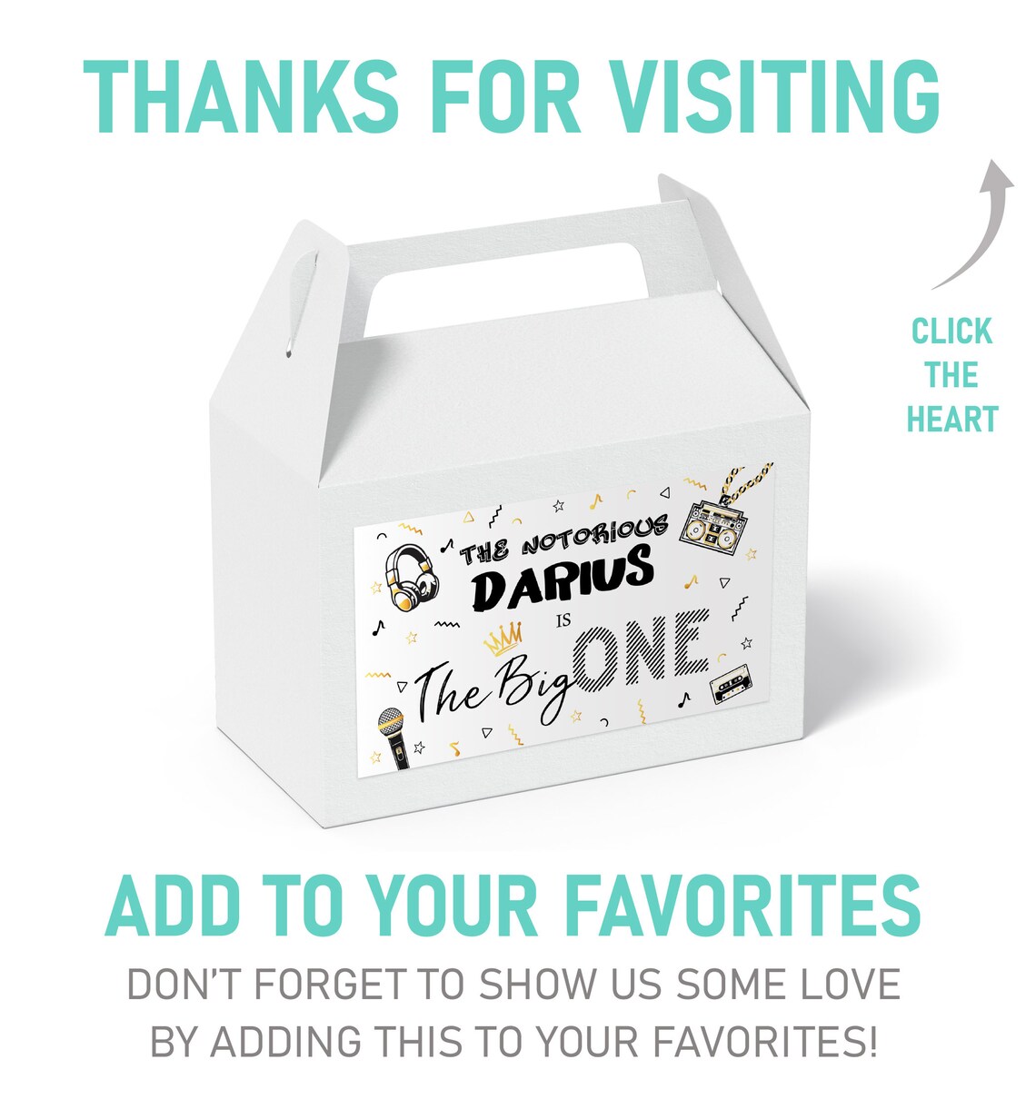 Editable Notorious One Birthday Favor Box Label Printable the - Etsy