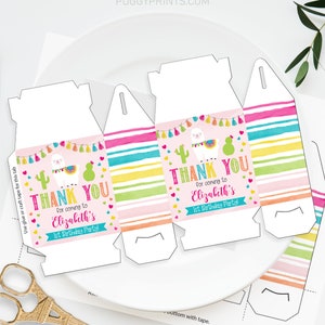 Editable Llama Party Favor Box, Printable Llama Birthday Party Gable ...
