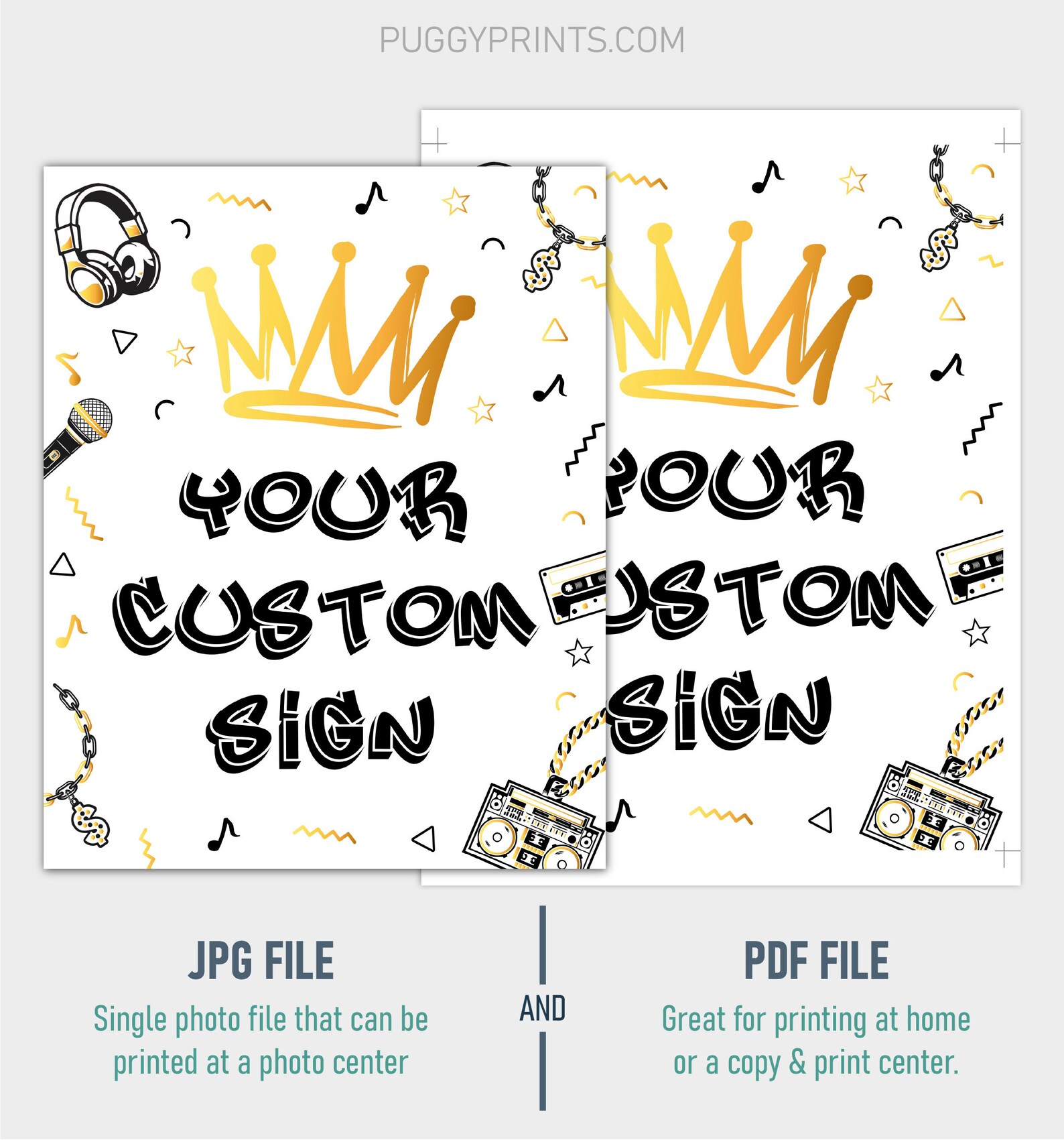 Notorious One Party Sign Editable Notorious One Sign - Etsy