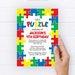 Puzzle Birthday Invitation Editable Puzzle Invitation Puzzle - Etsy
