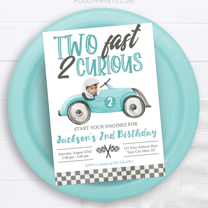 Two Fast Birthday - Etsy
