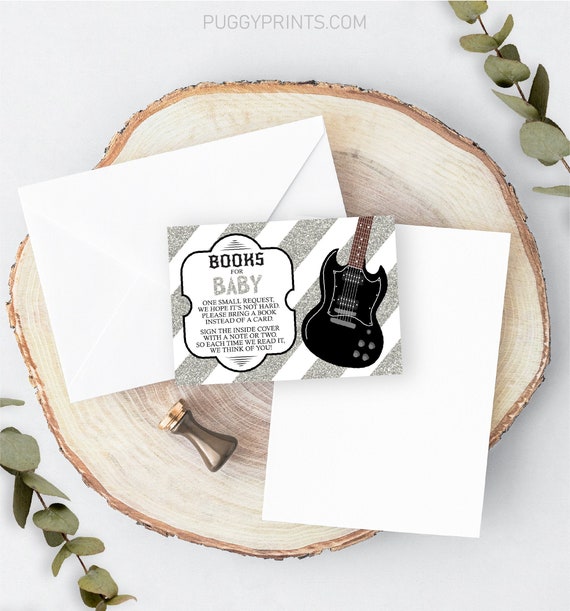 Invitaciones Para Baby Shower Con Temática De Estrella De Rock 71