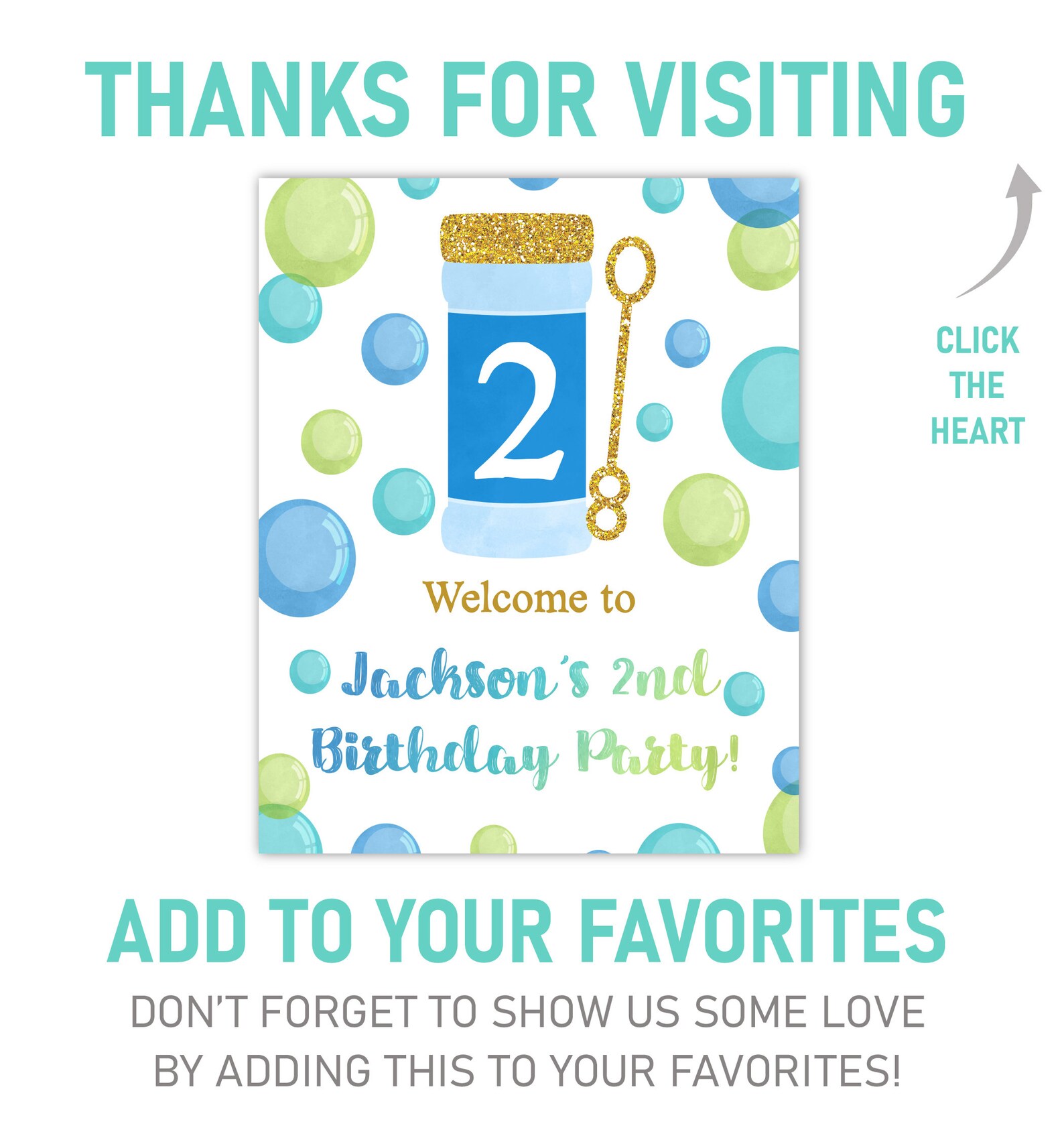 Bubble Birthday Welcome Poster Editable Bubble Welcome Sign - Etsy