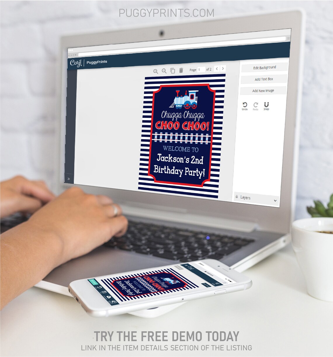 Train Birthday Party Sign Editable Train Welcome Sign - Etsy