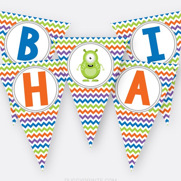 Monster Truck Happy Birthday Banner - Etsy