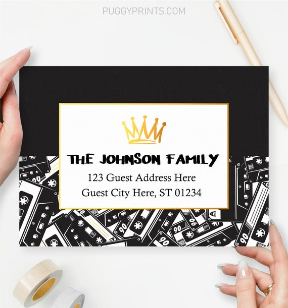 Editable Notorious One Envelope Template, Printable The Big One ...