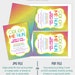 Color Run Invitation Editable Color Run Birthday Party - Etsy