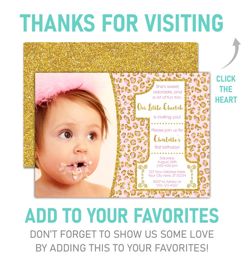 Cheetah Birthday Invitation Editable Cheetah Invitation - Etsy