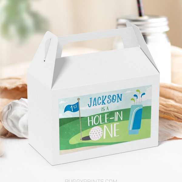 Golf Favor Box - Etsy