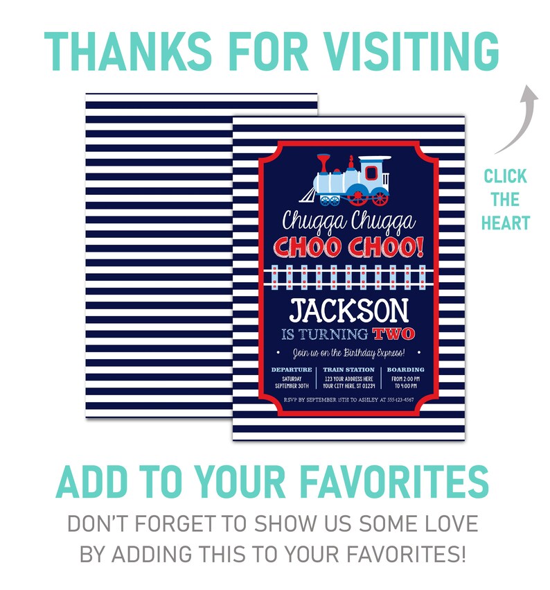 Train Birthday Invitation Printable Train Invitation - Etsy