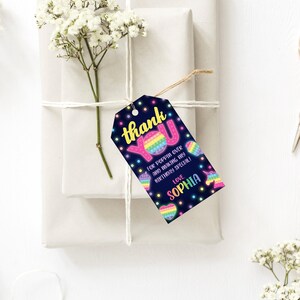 Pop It Birthday Favor Tags Editable Pop It Favor Tag - Etsy